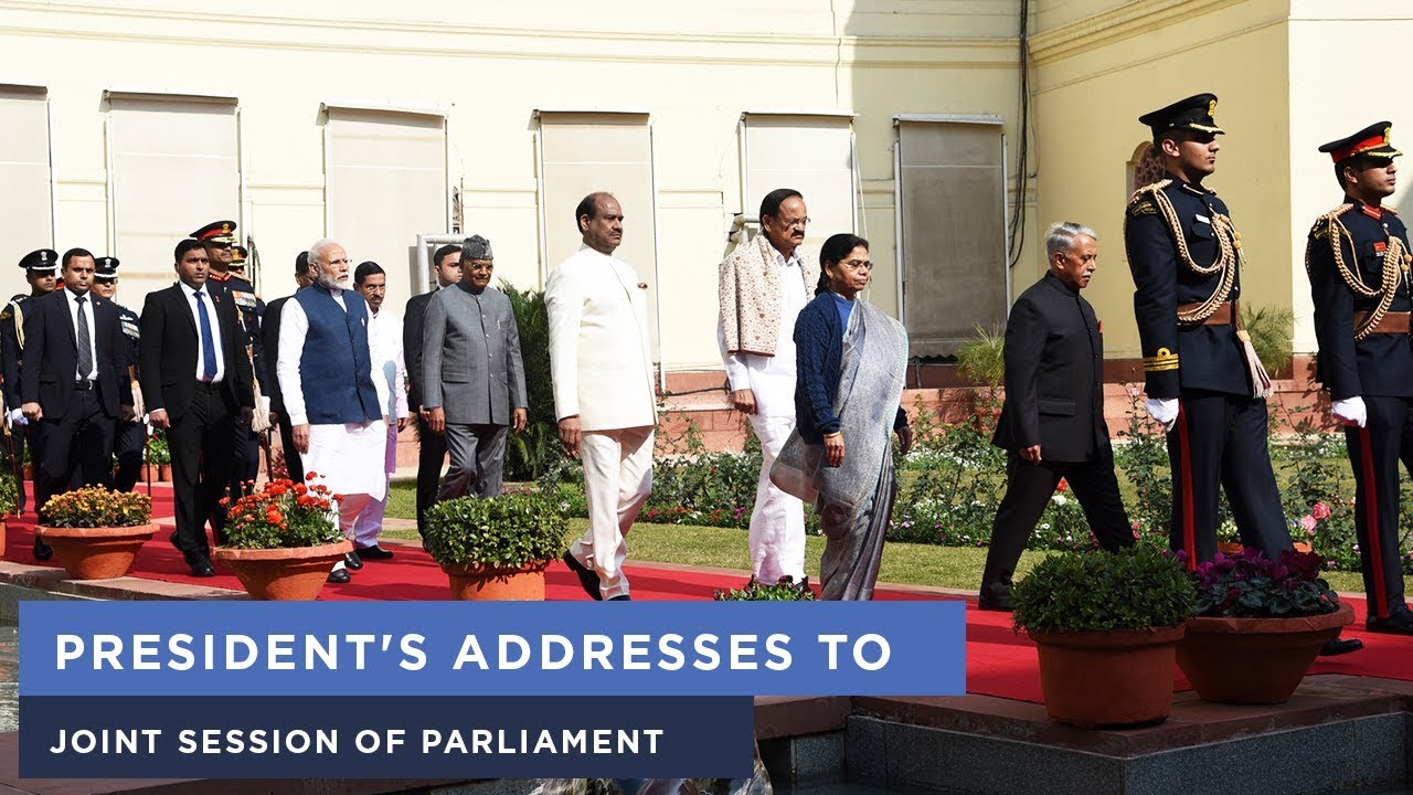 President's addresses to joint session of Parliament - YouTube