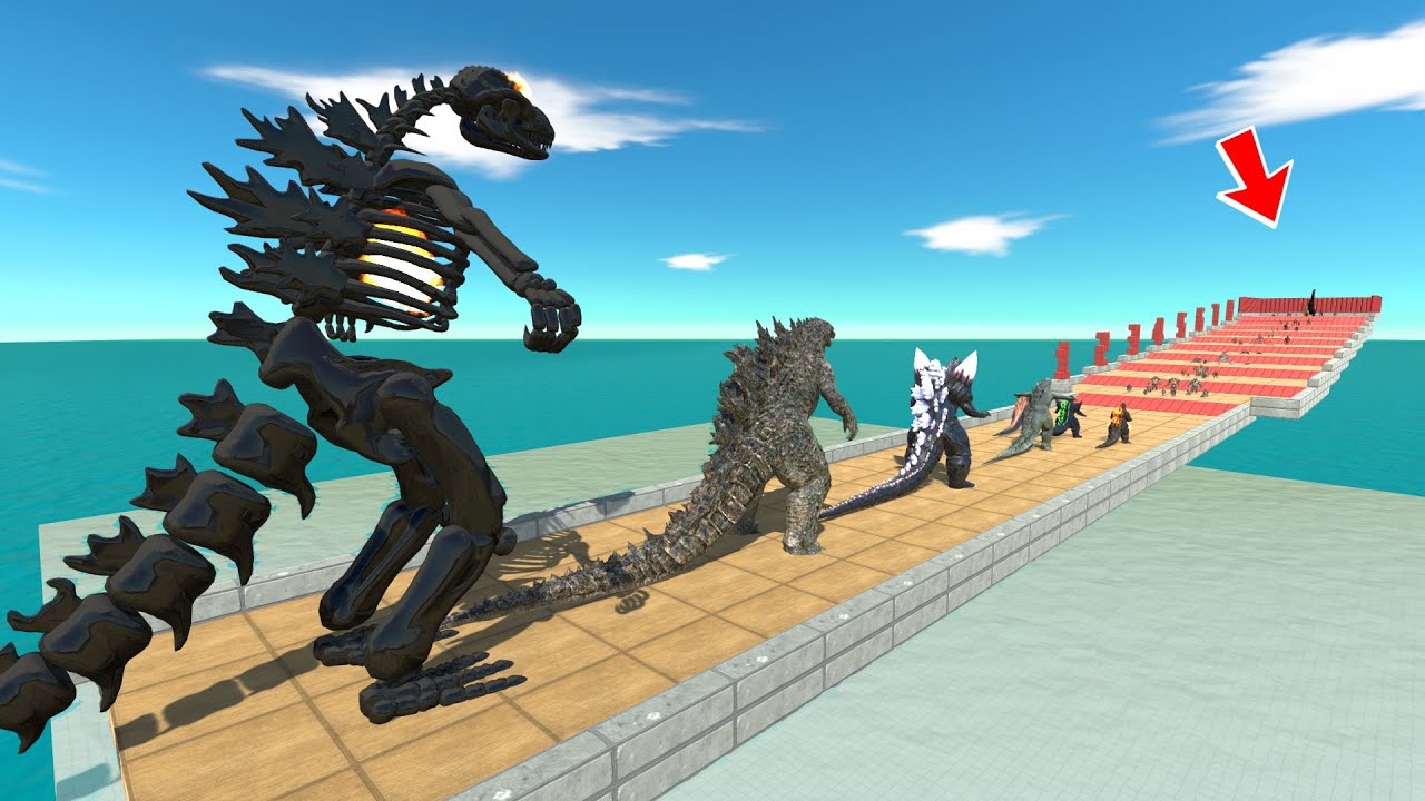 Godzilla Skeleton Black vs Team Shin Godzilla Black. Godzilla Skeleton ...