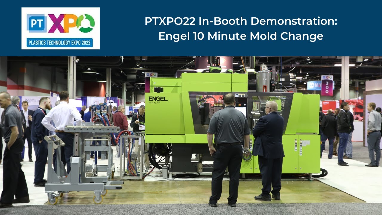 Engel demos 10 Minute Mold Change at PTXPO22 - YouTube
