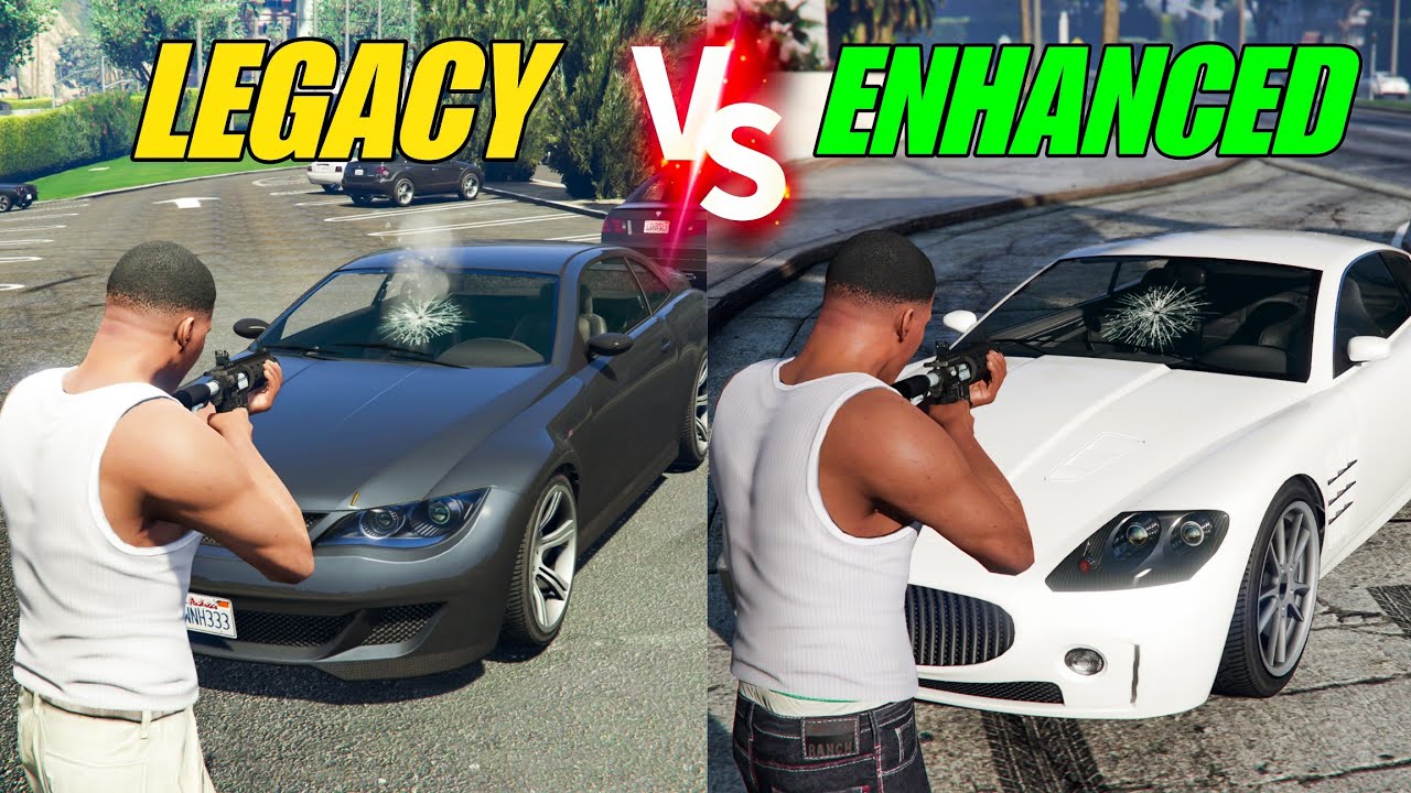 GTA 5 LEGACY VS GTA 5 ENHANCED DETAILS COMPARISON | Which One is the ...