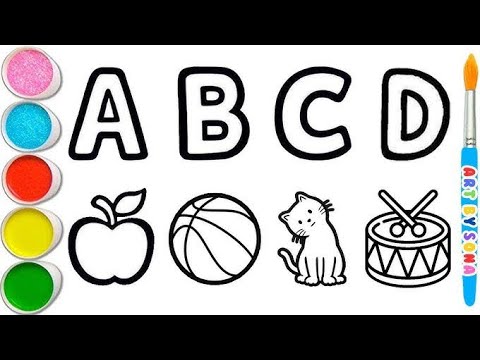 ABC writing,learning || How To Draw,Write English Alphabet - YouTube