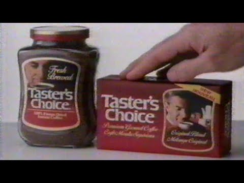 Taster's Choice Coffee Commercial, Apr 8 1988 - YouTube