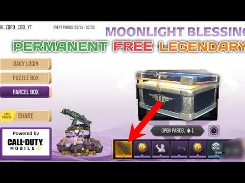 Moonlight blessings How to Get Free Legendary Msmc 😱 - YouTube