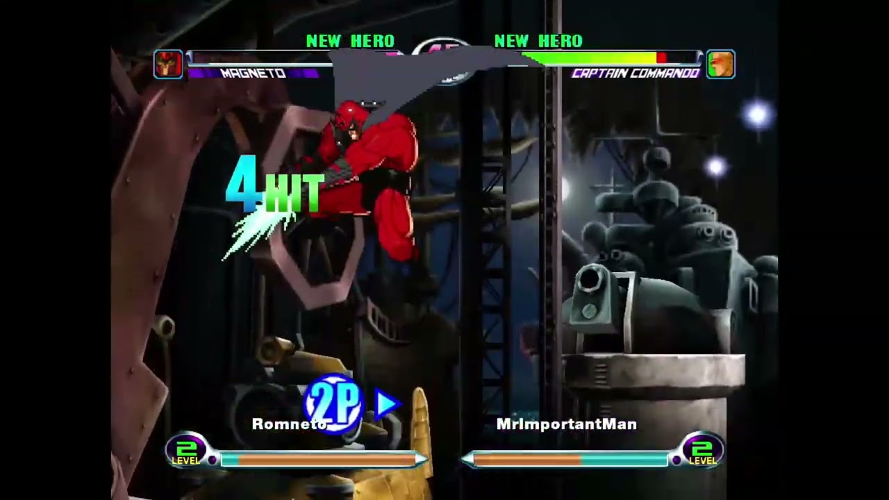 MvC2: Romneto - Magneto 1v2 Comeback vs Cable/Mando [MrImportantMan ...