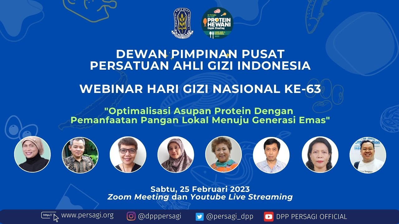 Webinar Nasional HGN Ke-63 DPP PERSAGI - YouTube