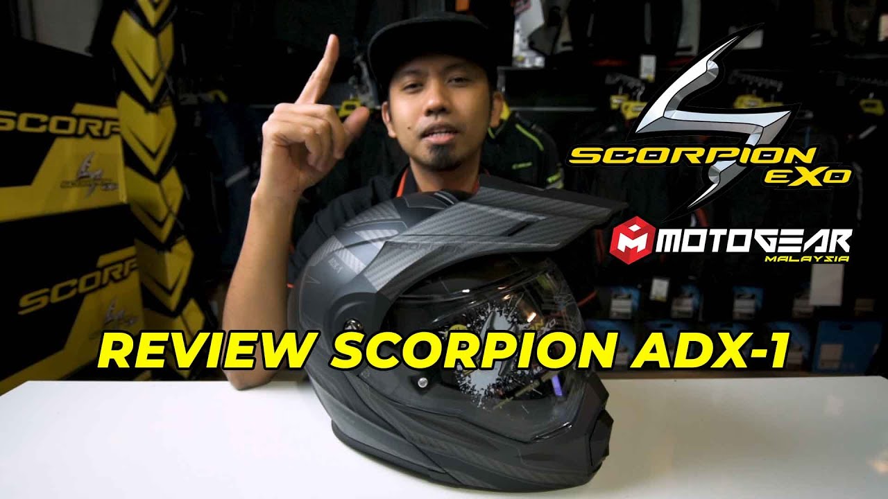 SCORPION ADX -1 | HELMET REVIEW | ADVENTURES/DUAL SPORT/TOURING ...