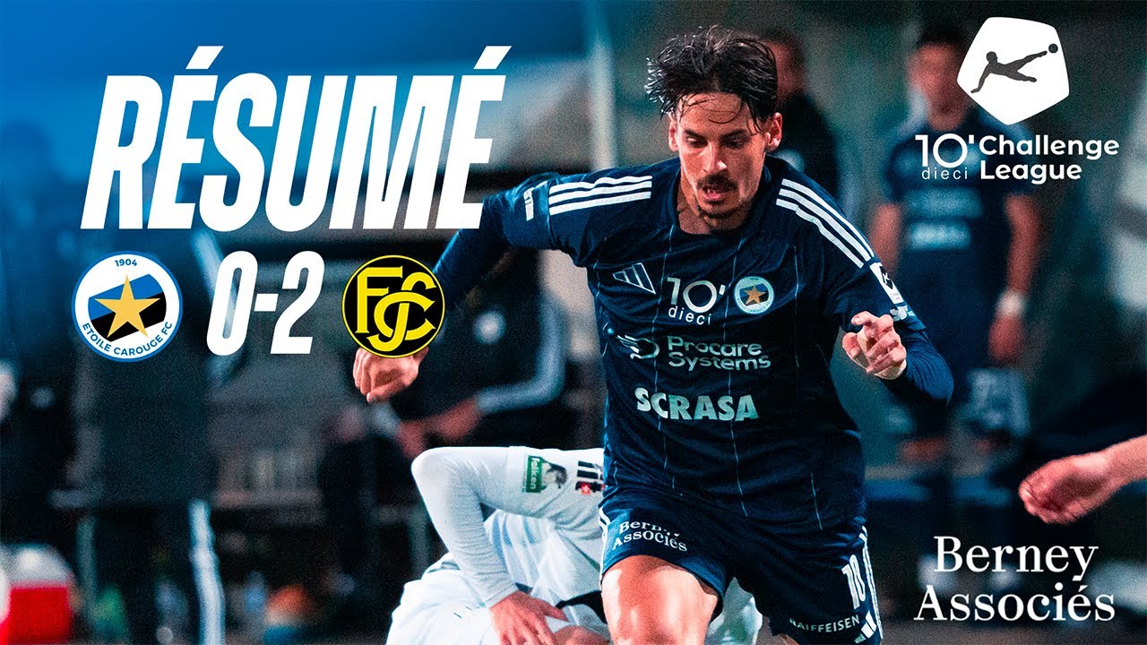 RÉSUMÉ Étoile Carouge Fc - Fc Schaffhouse | J31 Dieci Challenge League ...