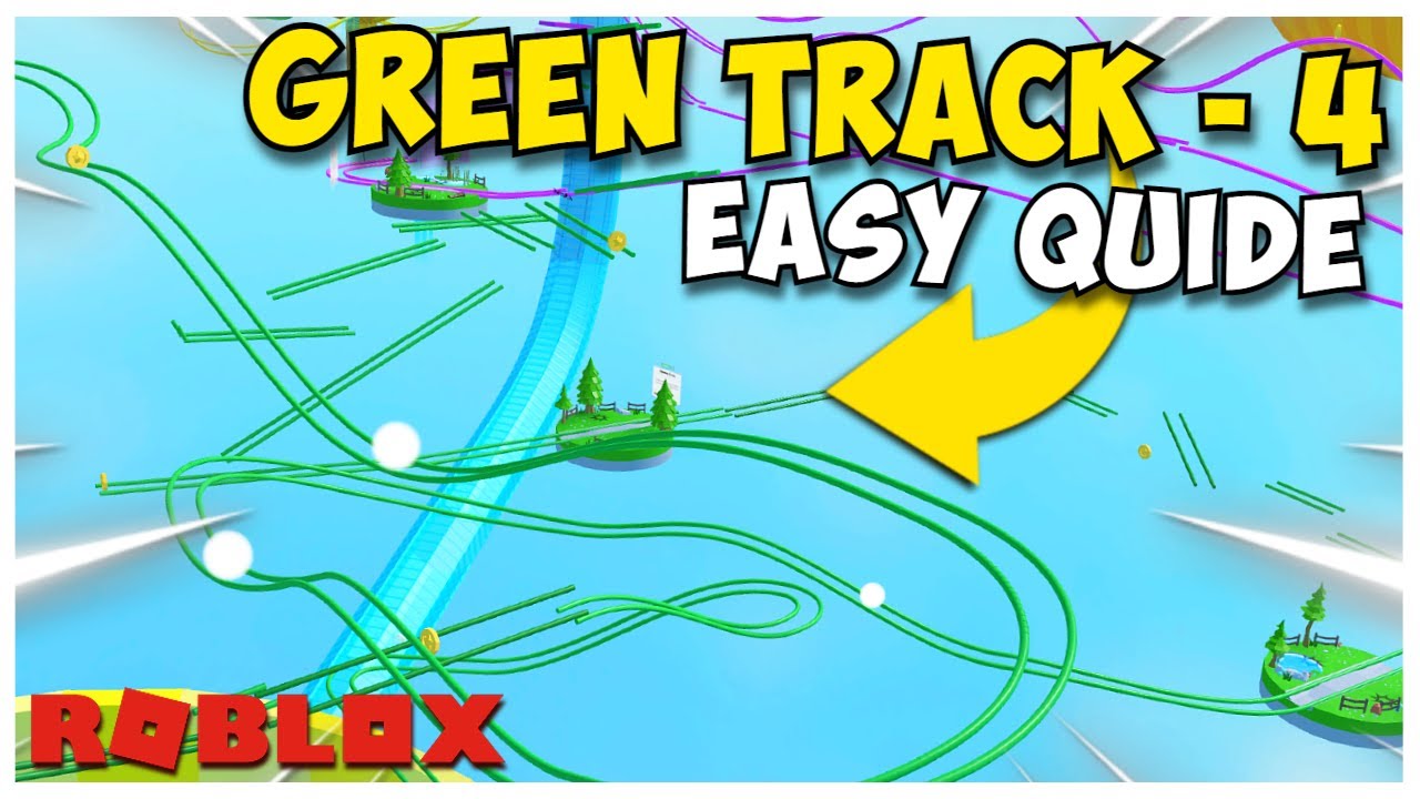 How to Complete Green Track - 4 in Ride a marble Run! - YouTube
