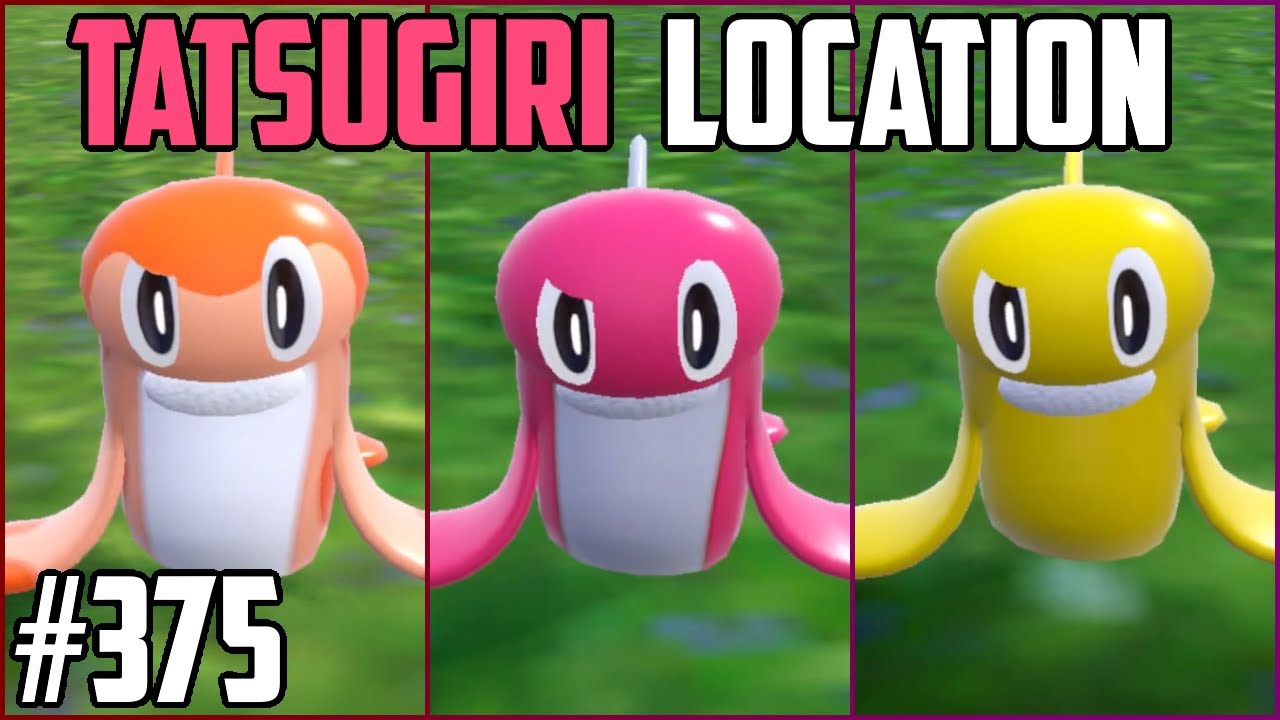 How to Catch Tatsugiri - Pokémon Scarlet & Violet - YouTube