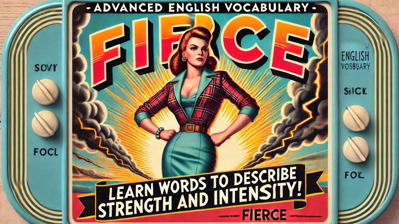 Vocabulary and Pronunciation "FIERCE" Advanced English - YouTube