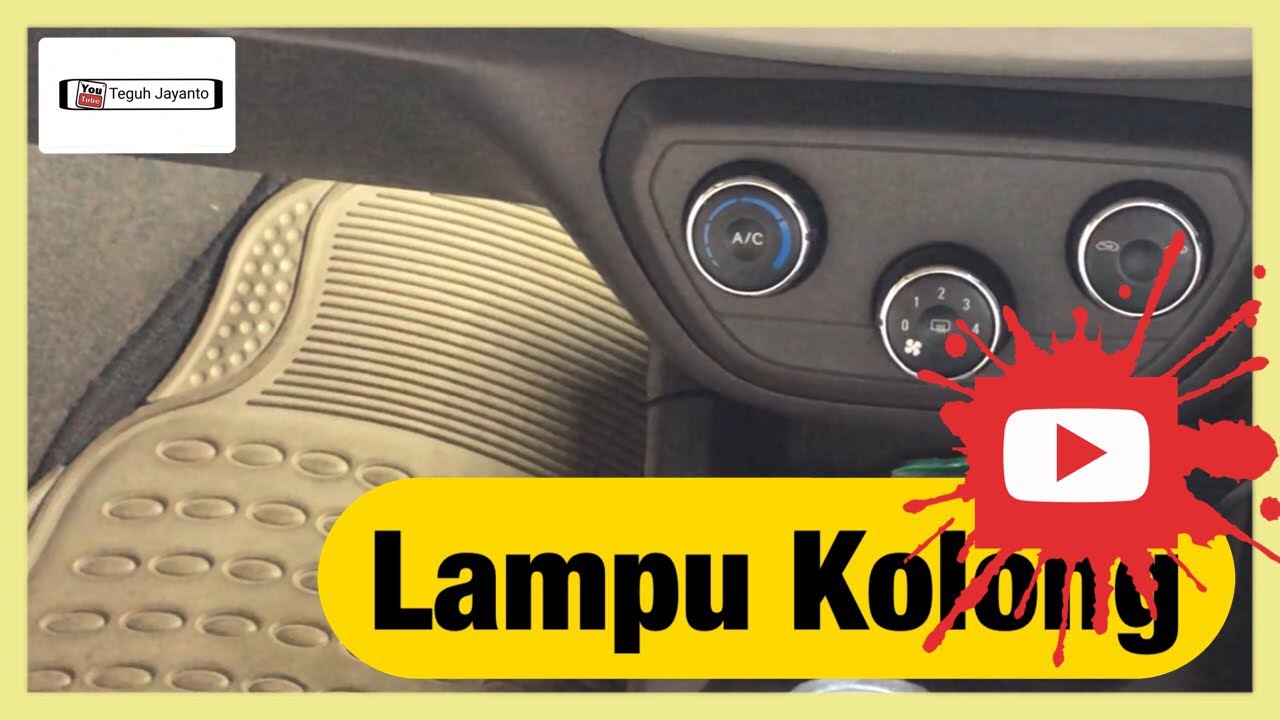 TUTORIAL #4 : Instal Lampu Kolong Dashboard | di Chevrolet Spin | via ...