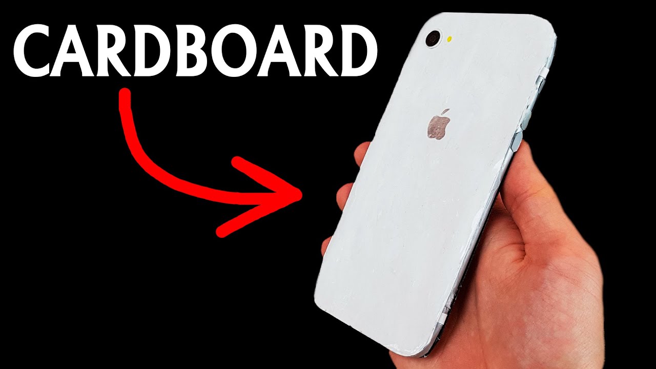 Best Cardboard iPhone 9 - How to Make iPhone SE 2 - YouTube