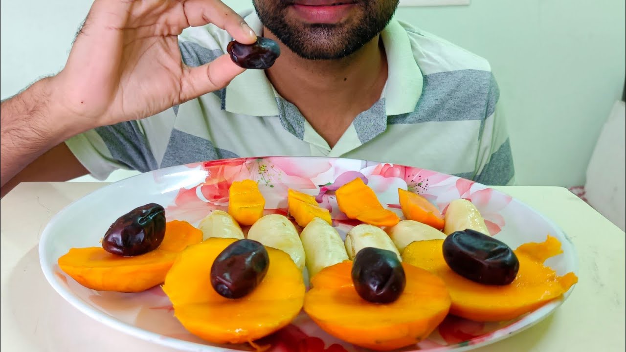 Hungry ASMR eating fruits|| Fresh mixed fruits || ASMR || mouth ...