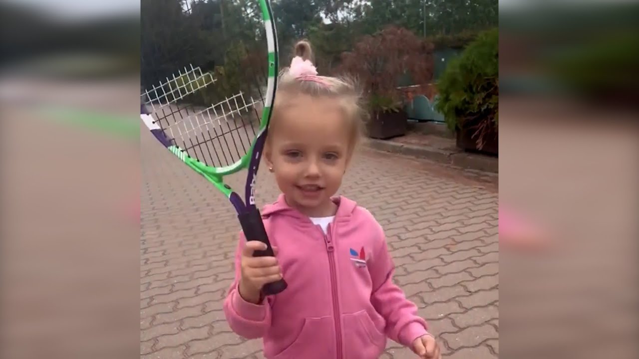 ANDZIAKS CHARLI NA LEKCJI TENISA 😍 ️ - YouTube