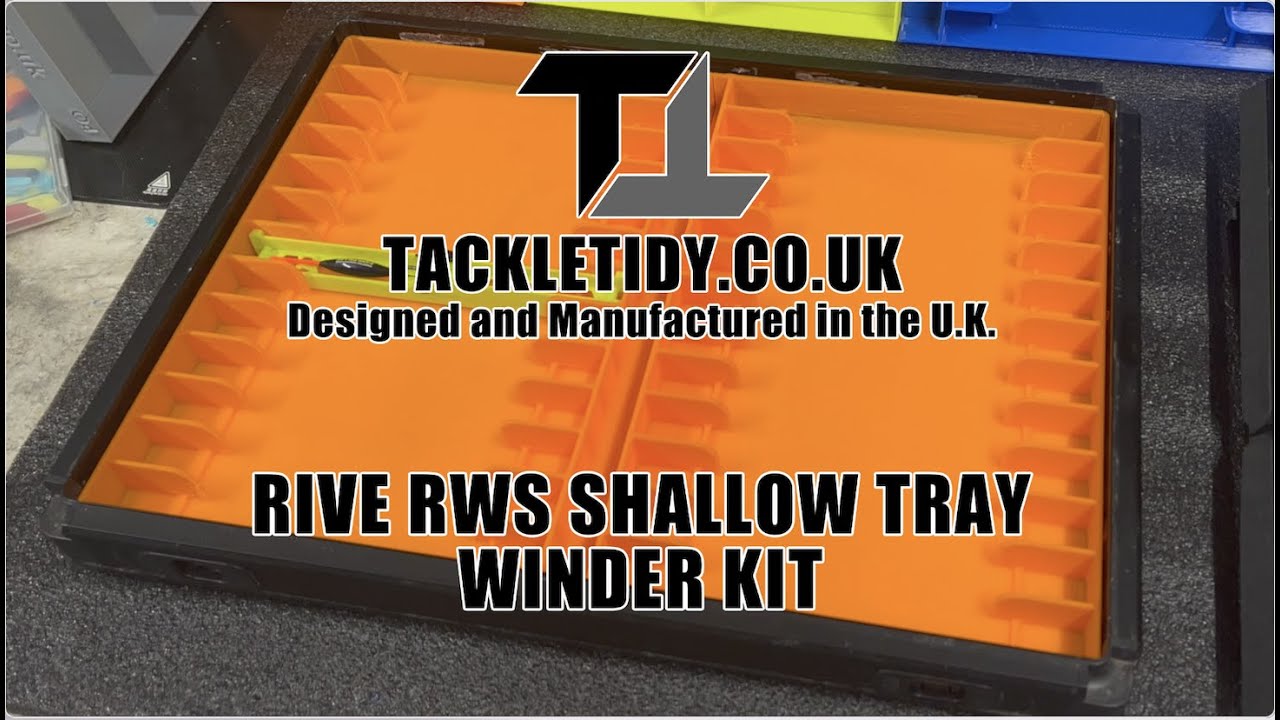 Tackle Tidy Rive RSW RWS Shallow Tray Winder Kit - YouTube