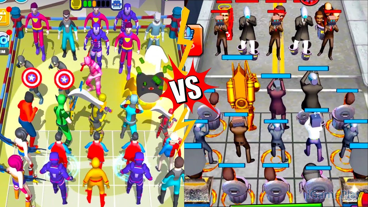 Merge Supper Hero Vs Fight Monster Merge Battle ⭐ Merge Simulator ...