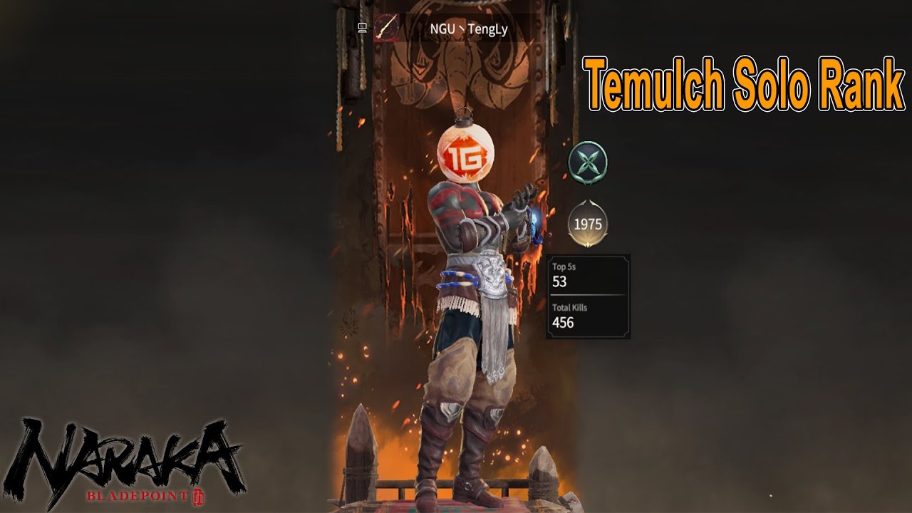 Temulch Solo Rank [gameplay] #narakabladepoint #naraka # - YouTube