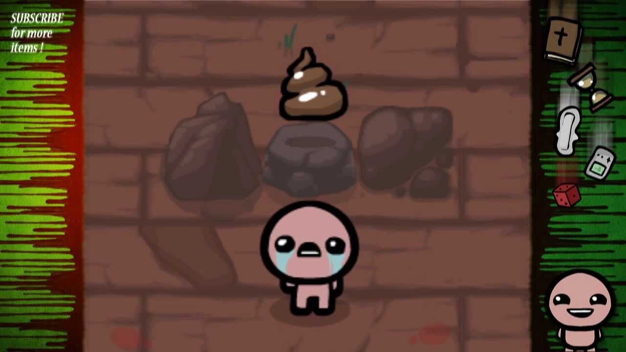Binding of Isaac items: Poop - YouTube