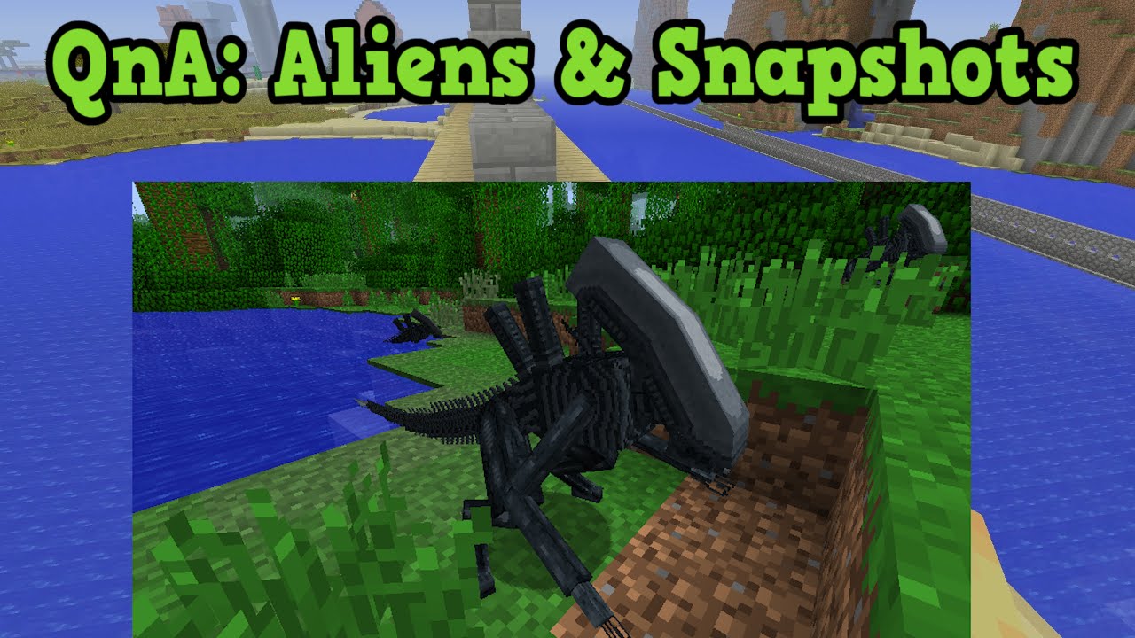 Minecraft QnA - 1.10 Snapshots & Alien Mob? - YouTube