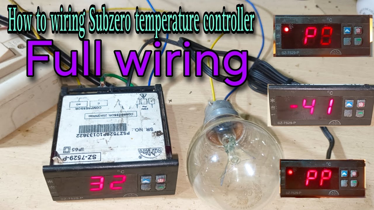 How to Subzero wiring and programming (sz-7529-p) - YouTube