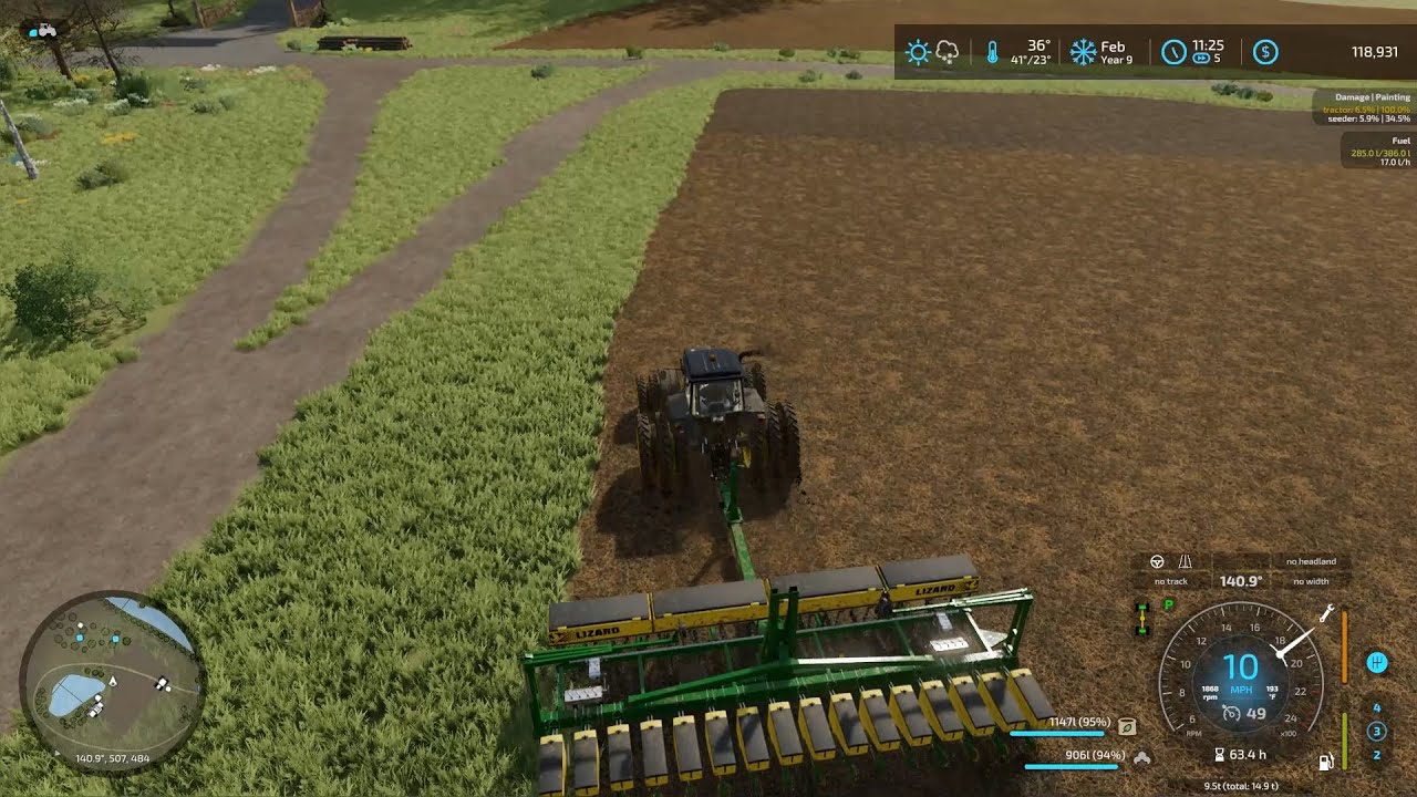 FS22 | Hinterland | Timelapse #110 | Planting Cotton - YouTube