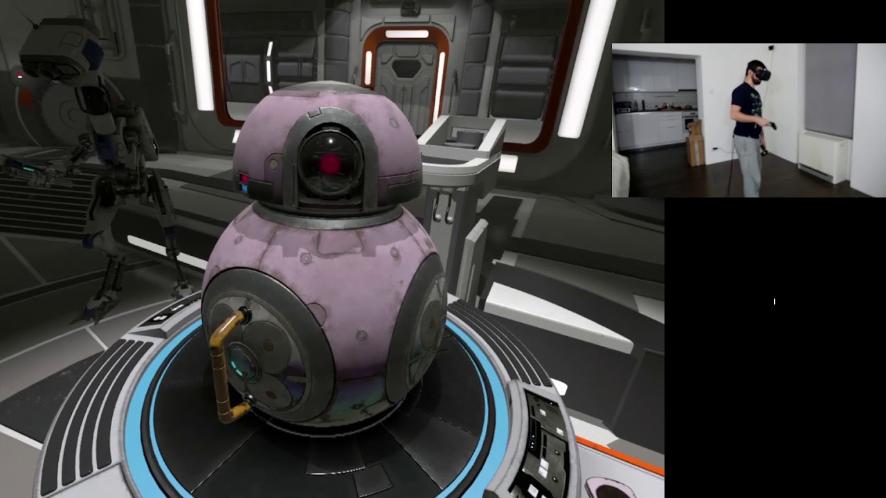 Star Wars Droid Repair Bay - HTC VIVE VR - YouTube