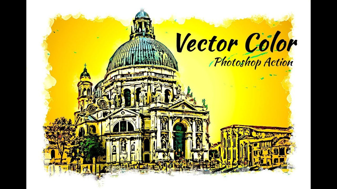 Vector Color Photoshop Action Tutorial - YouTube