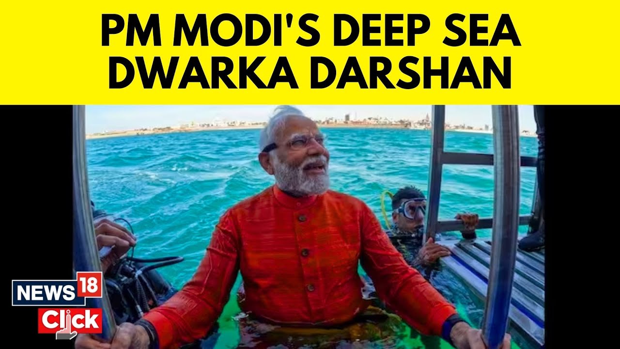 PM Modi Dives Down To Submerged City Of Dwarka, Offers Prayers ...