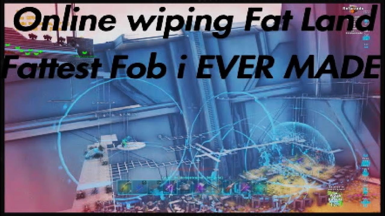 Online Wiping Fat Land Base | ARK SMALL TRIBES PS5 - YouTube