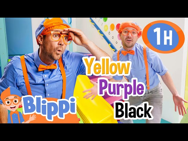 Blippi’s Day of Color Play🌈🧡 | Blippi 1 Hour | Moonbug Kids - Fun ...