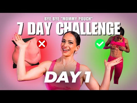 7x7 Challenge Day 1 | Diastasis : Mommy Tummy Fix & Core Challenge | 5 Min