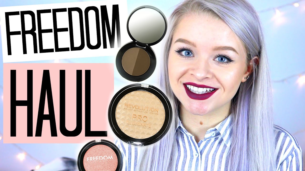 FREEDOM & MAKEUP REVOLUTION HAUL! | sophdoesnails - YouTube