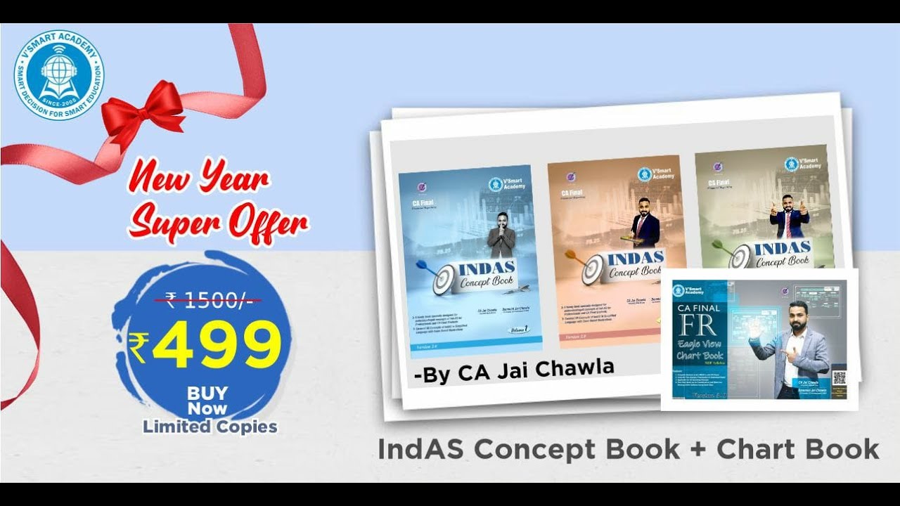 New Year Super Offer | CA Final INDAS CONCEPT BOOK & CHART BOOK Just ...