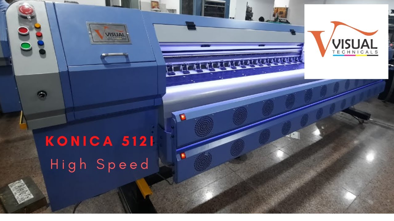 C8 KONICA 512i High Speed Flex Printing Machine Installed in Chandigarh ...