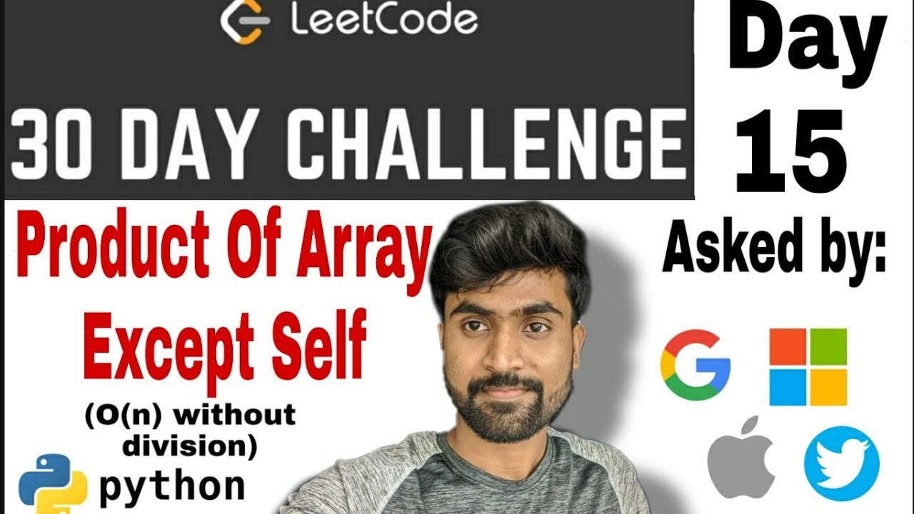 Product Of Array Except Self Leetcode Apple Interview Question 2576