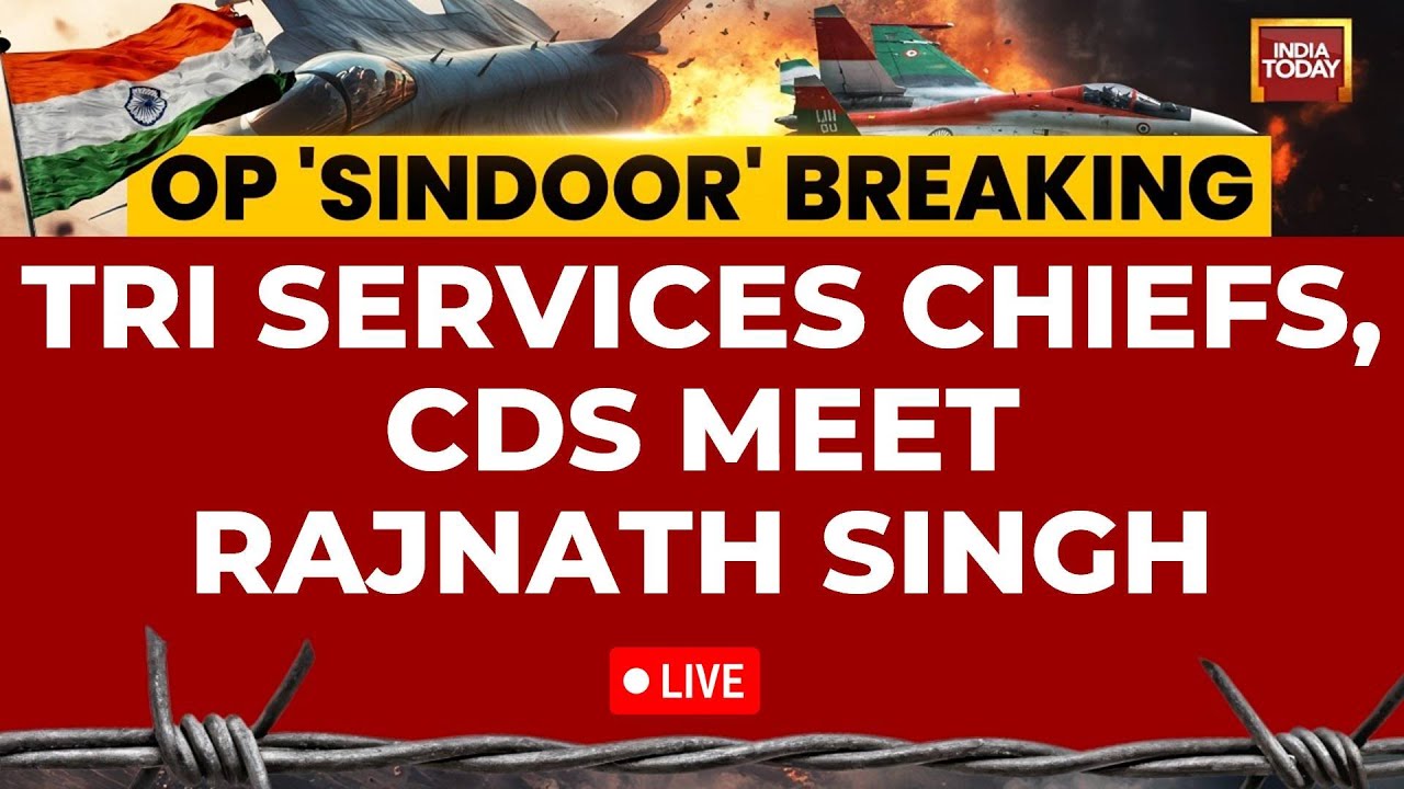 India Pakistan Conflict: Tri Services Chief Meet Defence Minister ...