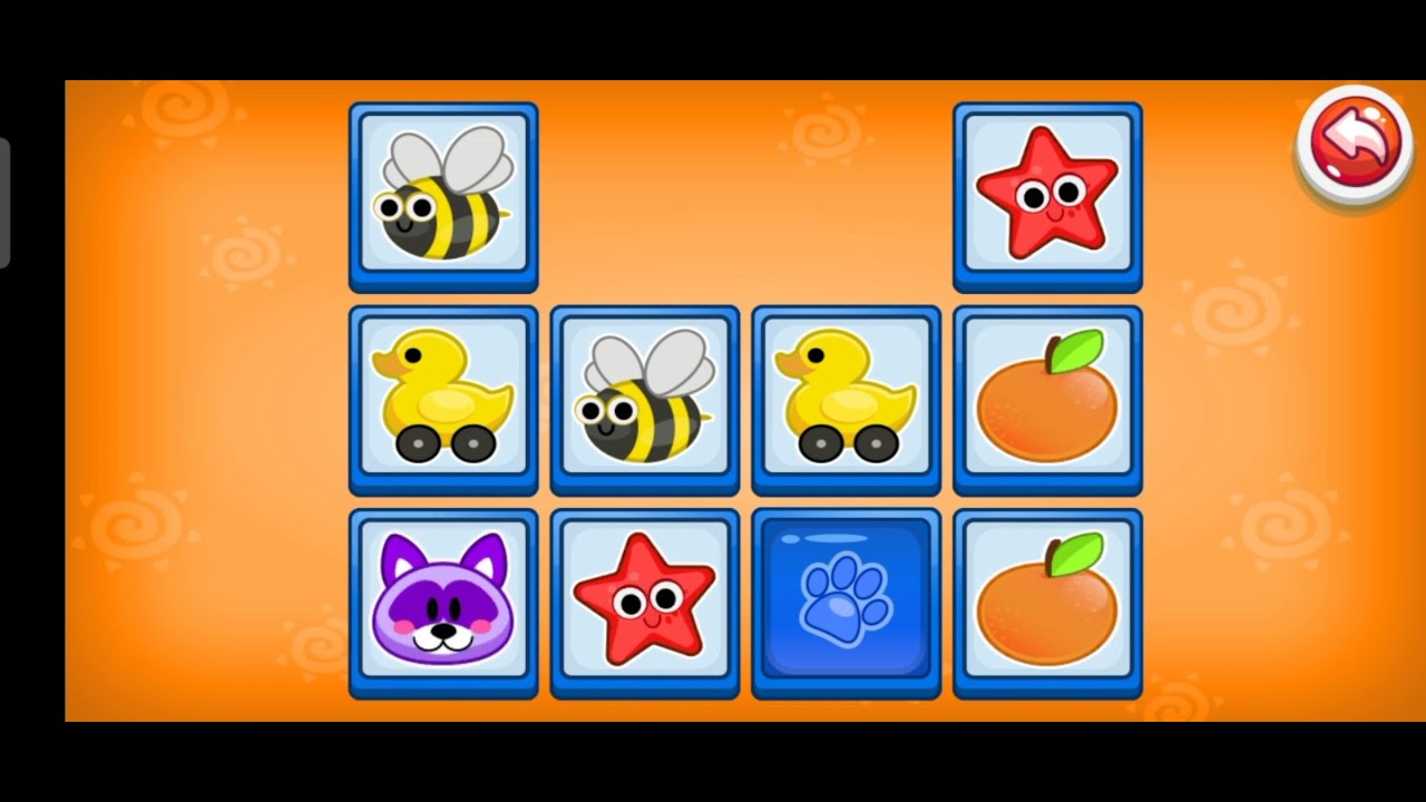 game cocok gambar, game anak bermain cocokkan gambar, game melatih daya ...