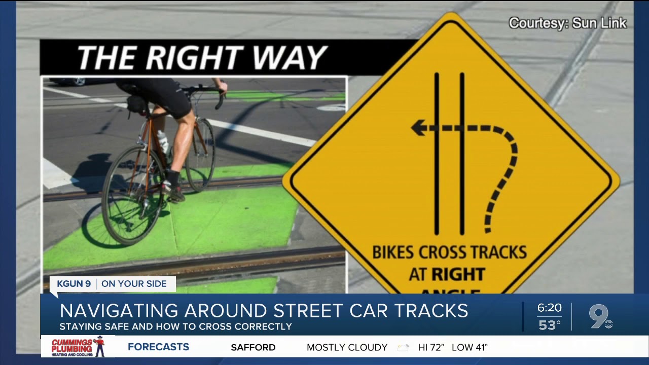 Bike track safety tips - YouTube