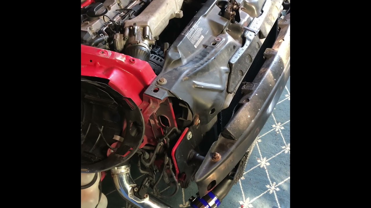 VW Beetle Front mount Intercooler Install - YouTube