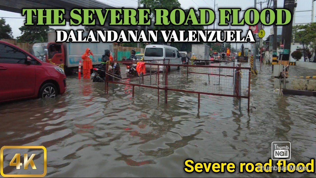 The Severe Road Flood|Walking the Longest Road Flooding in Brgy ...
