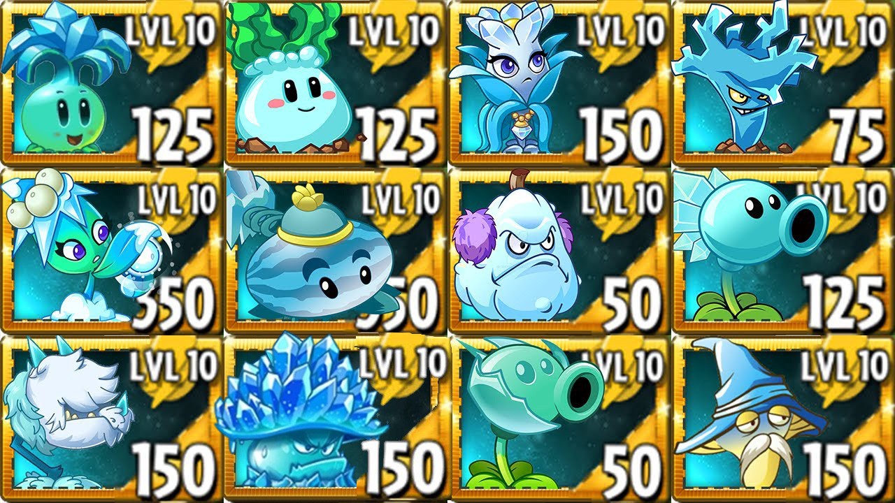 All ICE Plants Power-Up Battlez - Who Will Win? - Pvz 2 Plant vs Plant ...