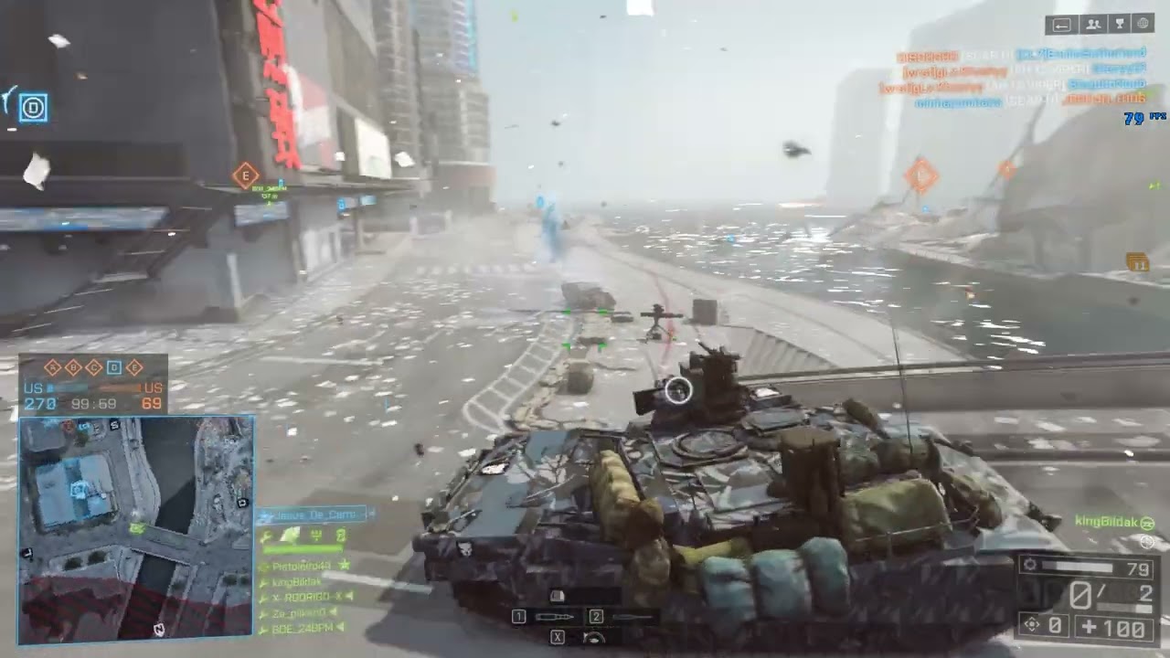 Battlefield 4 - Tank Gameplay (59-1) | Siege of Shanghai - YouTube