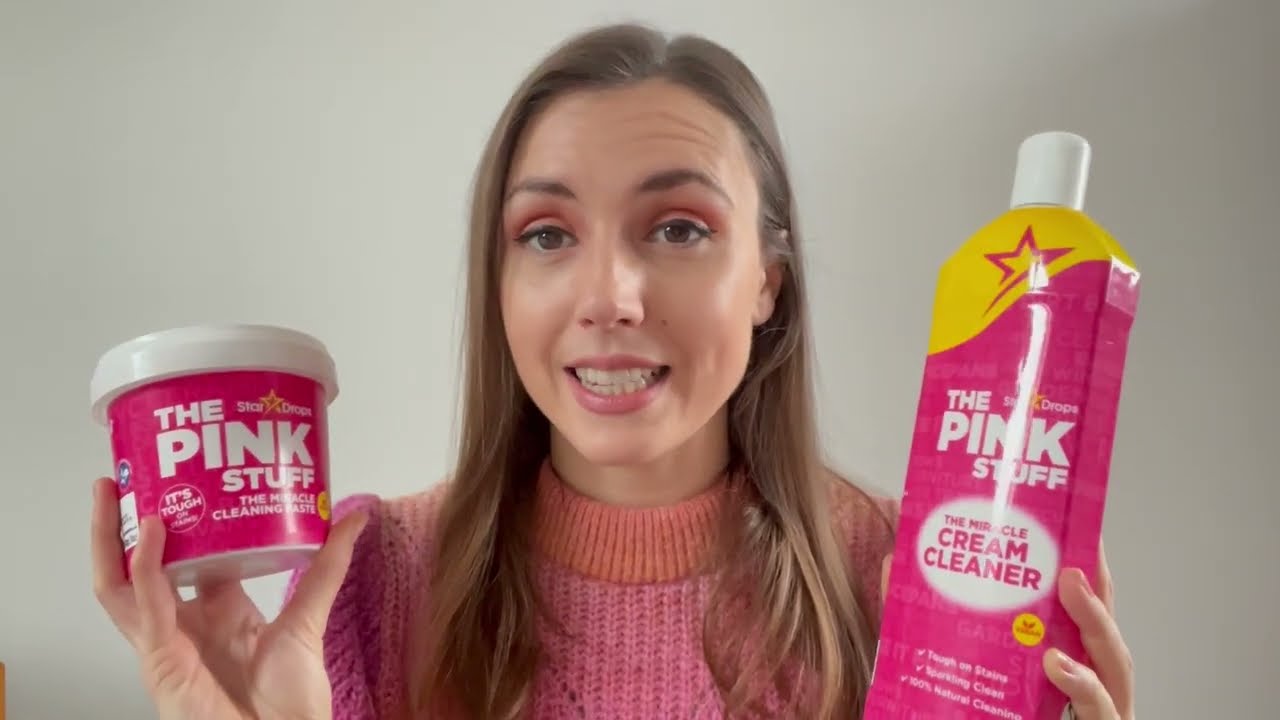 The Pink Stuff Cream Cleaner vs Miracle Paste - YouTube