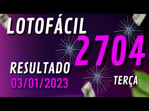 Resultado da Lotofacil 2704