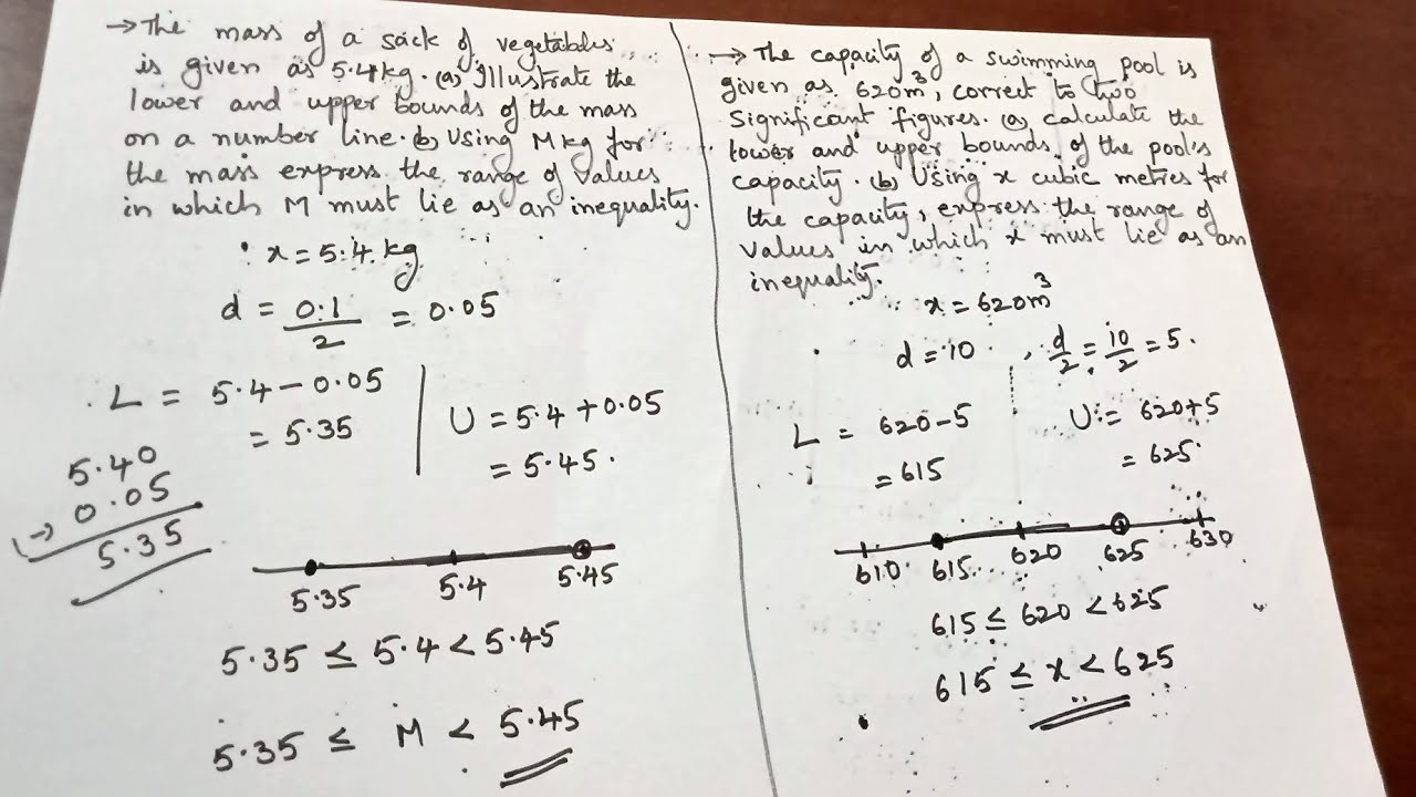 Upper and lower bounds/ lesson 3 Accuracy/ IGCSE, CBSE, SSC maths by ...