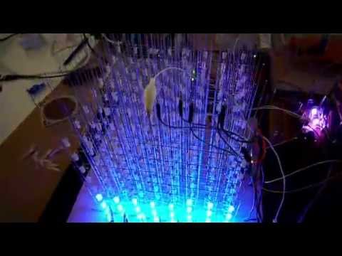 3D RGB LED CUBE 8x8x8 (long version) - YouTube