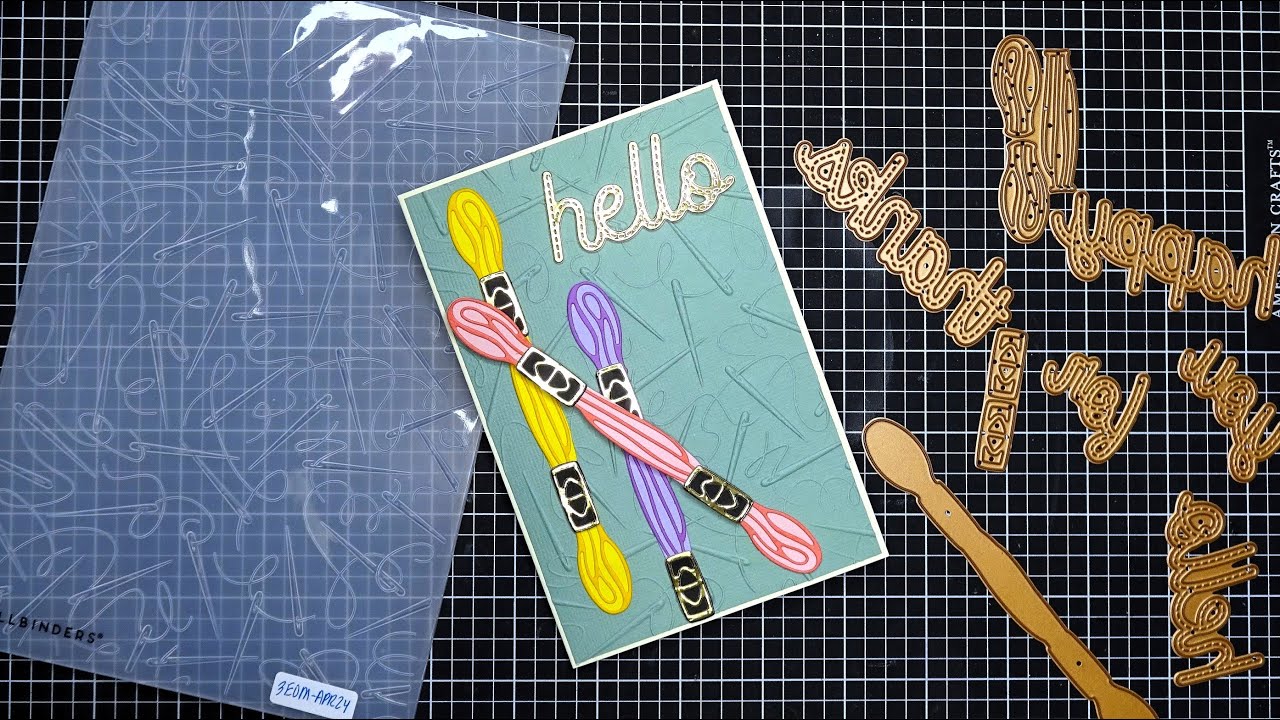 Spellbinders April 2024 Small Die & 3D Embossing Folder of the Month ...