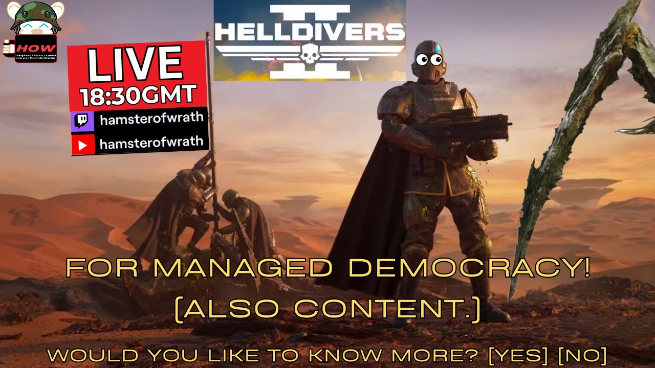 Helldivers 2: Helldive duck dash and derp for DeMoCrAcY! !links - YouTube