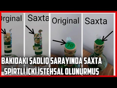 Bakıdakı şadlıq sarayında saxta spirtli içki istehsal olunurmuş