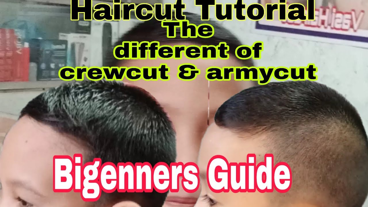 Paano mag gupit ng crew cut at army cutHaircut Tutorial (The different ...